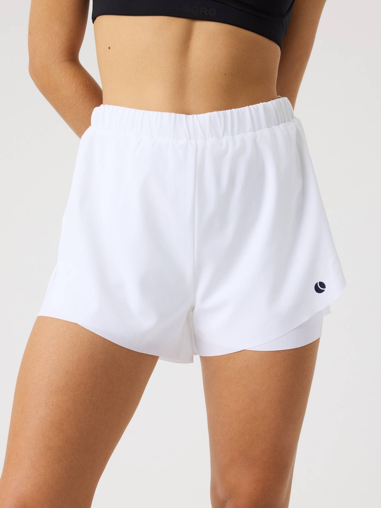 Ace 2 In 1 Shorts - Women - Brilliant White | Björn Borg