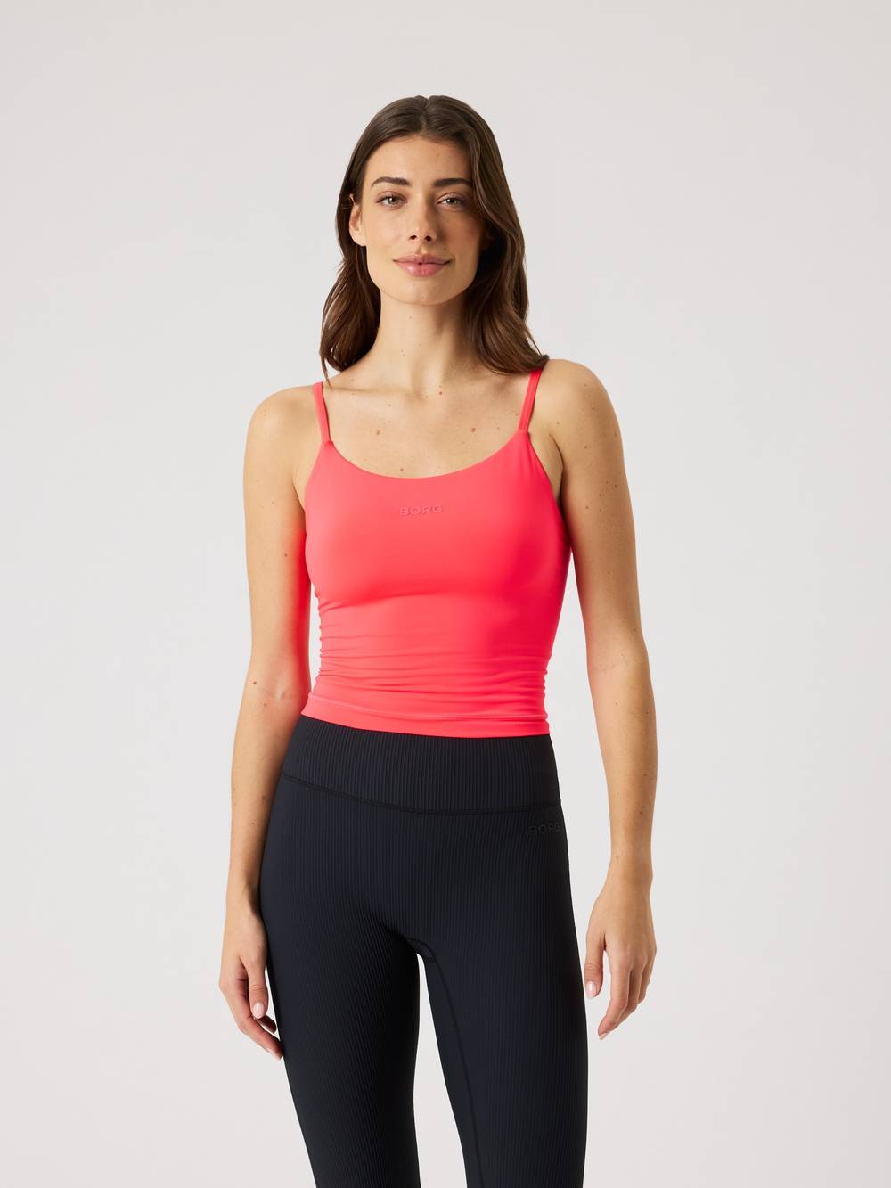 Studio Soft Cropped Tank Top - Women - Diva Pink | Björn Borg