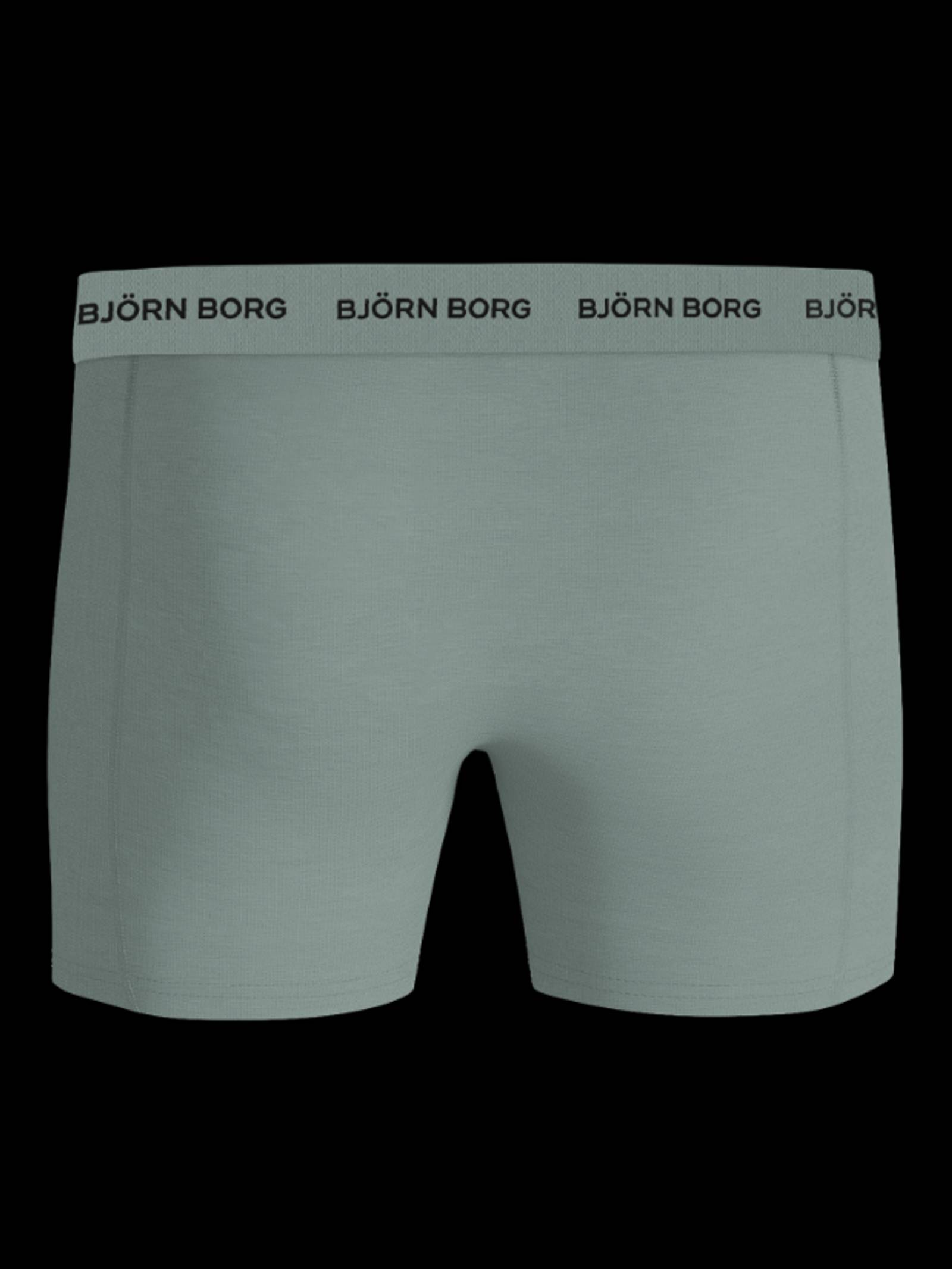 Cotton Stretch Boxers 7-pack - Black, Blue, Print, Grey | Björn Borg
